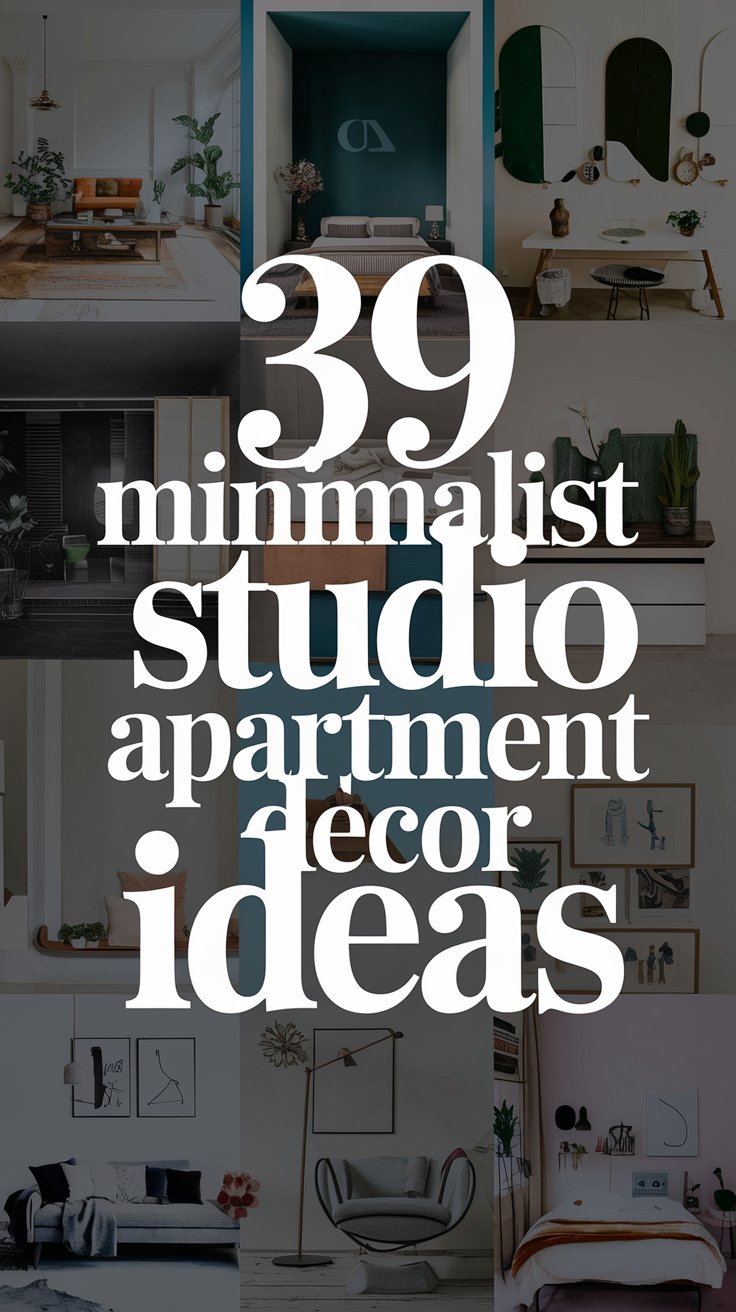 39 Minimalist Studio Apartment Décor Ideas to Incorporate in Small ...