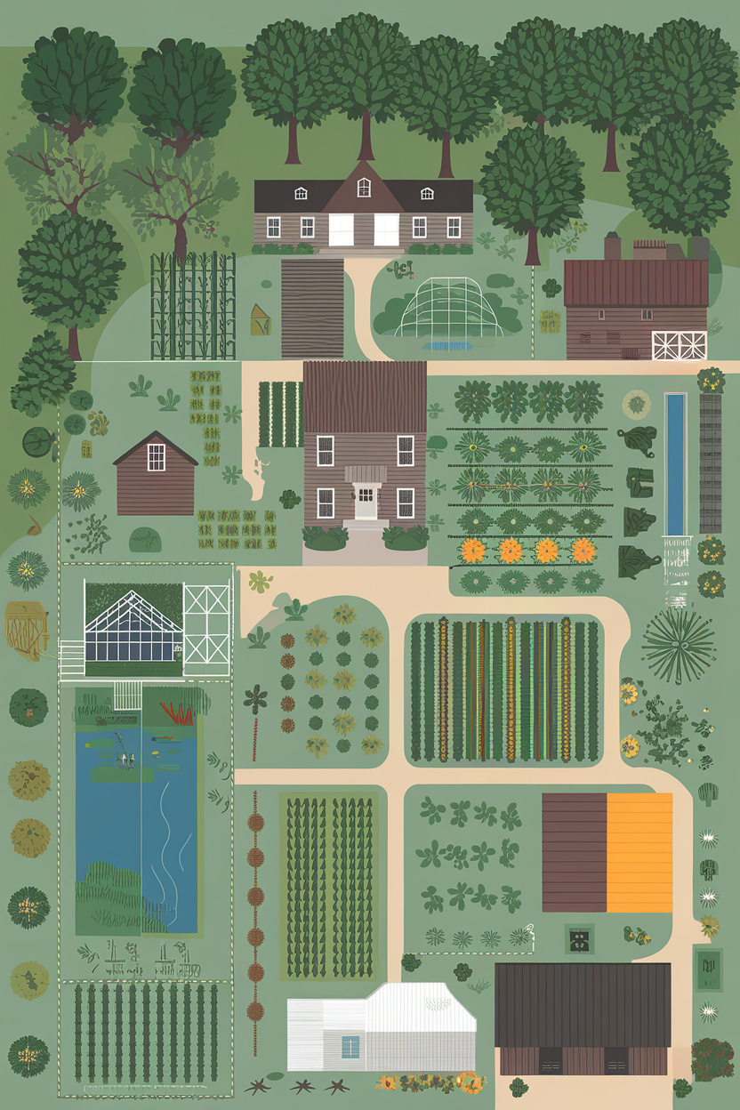 15 Half Acre Homestead Layout Plans: Maximizing Your Space - Civil Stuff
