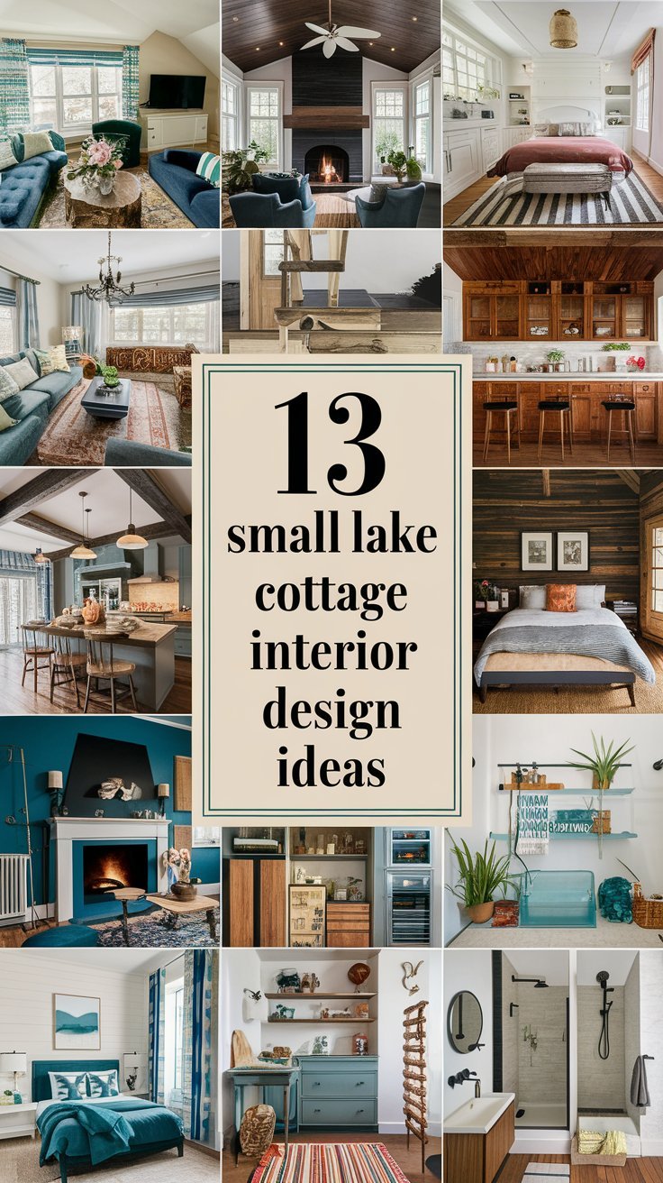 13 Small Lake Cottage Interior Design Ideas - Civil Stuff