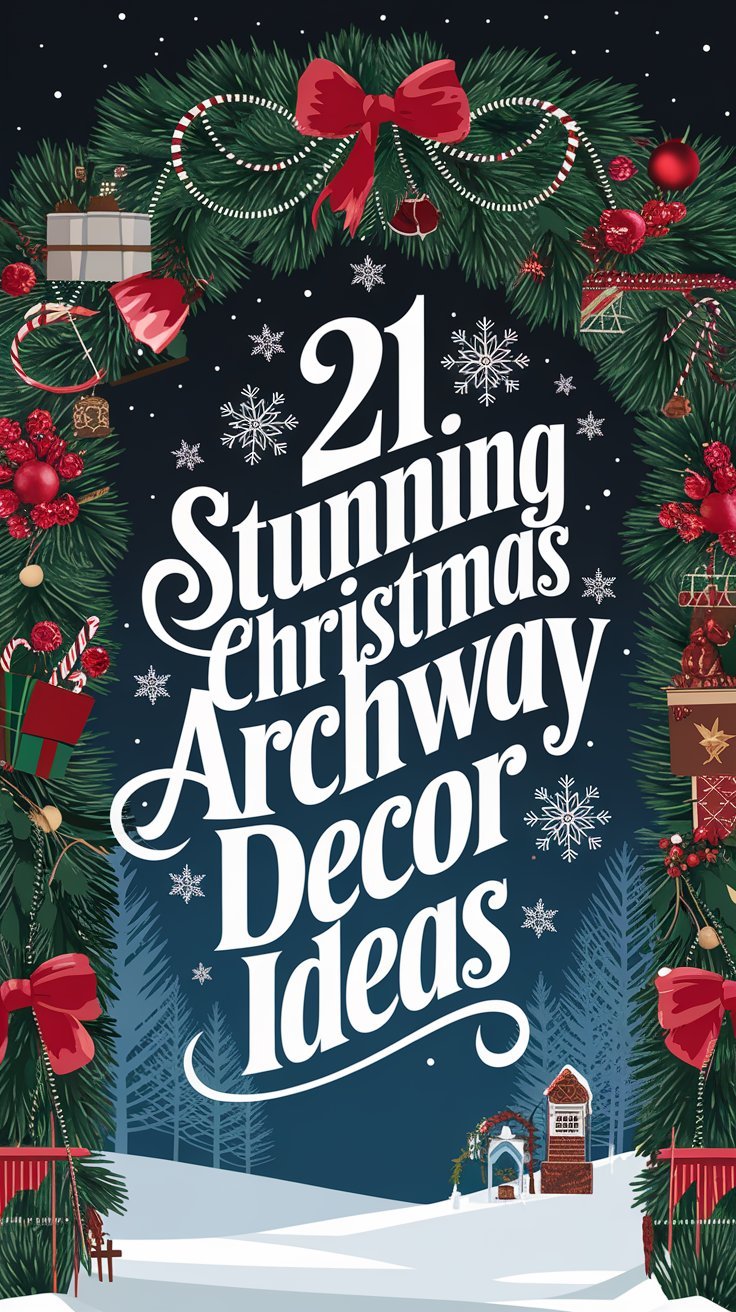 21 Stunning Christmas Archway Decor Ideas to Transform Your Indoor ...
