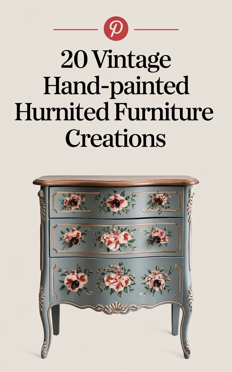 20 Vintage Hand-Painted Furniture Creations That Will Take You Back in ...
