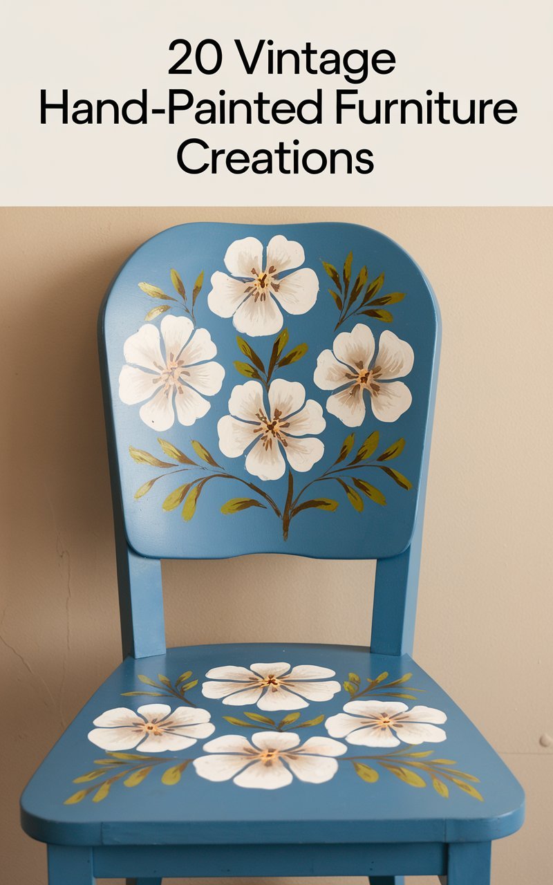 20 Vintage Hand-Painted Furniture Creations That Will Take You Back in ...