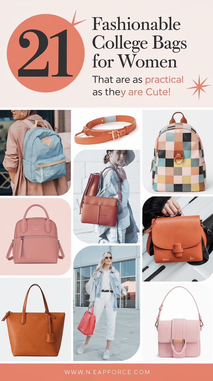 21 Fashionable College Bags for Women That Are as Practical as They Are ...