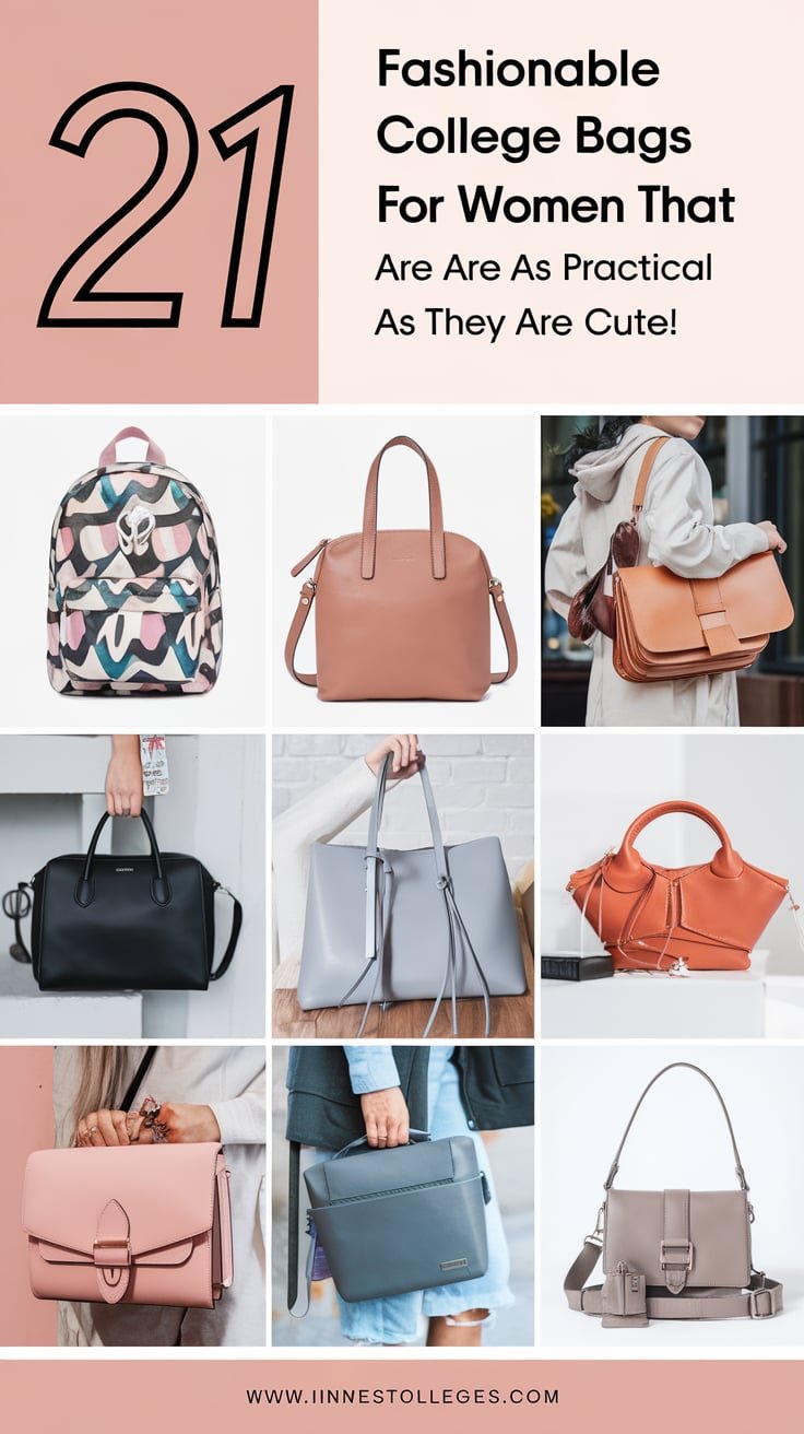 21 Fashionable College Bags for Women That Are as Practical as They Are ...