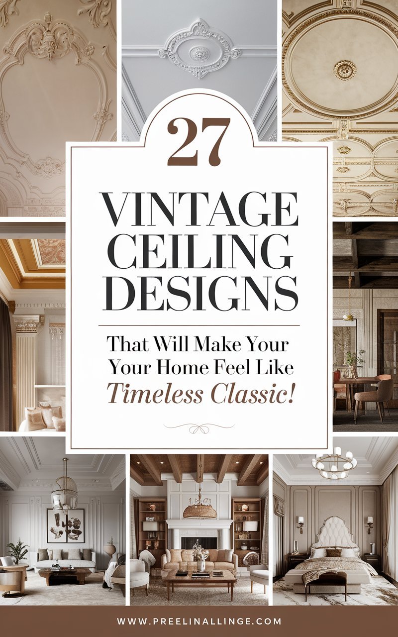 27 Vintage Ceiling Designs That Will Make Your Home Feel Like a ...