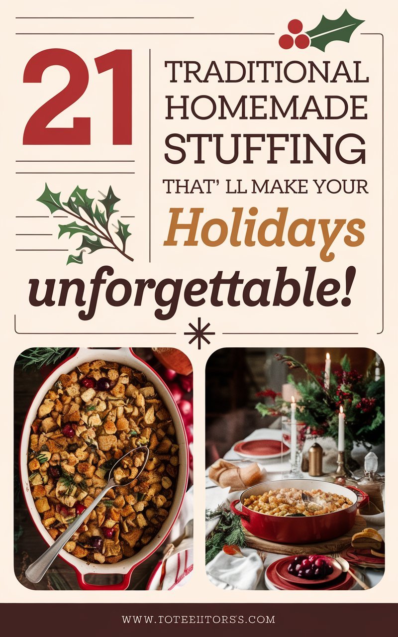 21 Traditional Homemade Stuffing Recipes That'll Make Your Holidays ...