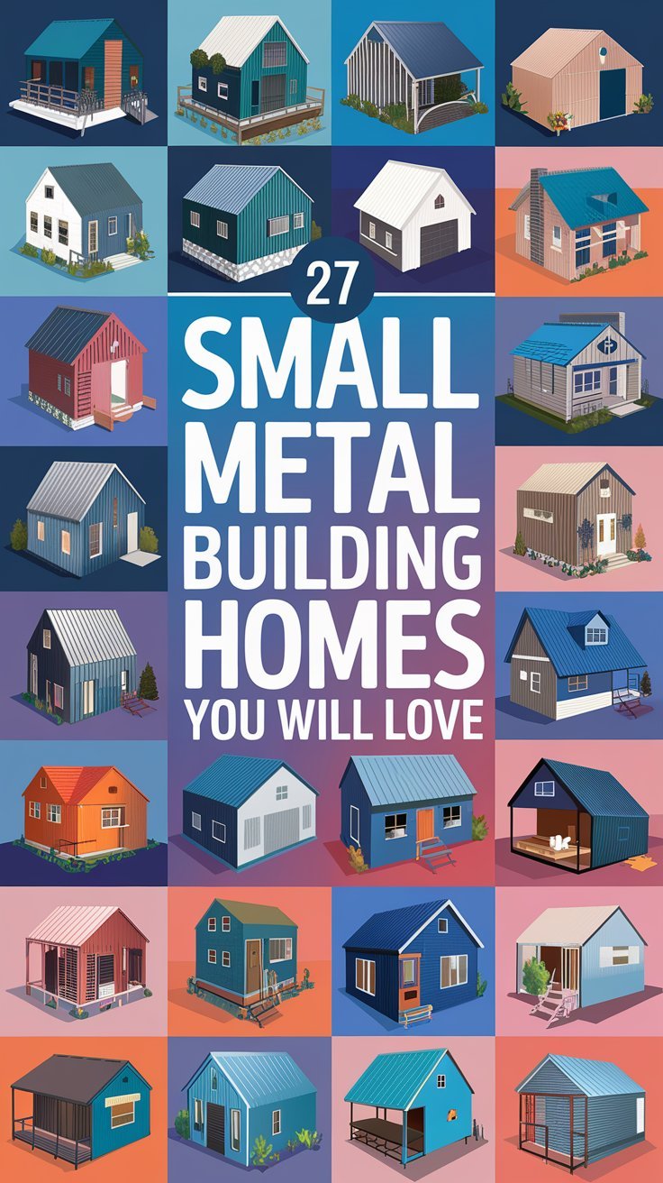 27 Small Metal Building Homes You will love - Civil Stuff