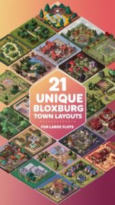 21 Unique Bloxburg Town Layouts for Large Plots That Will Make Your ...