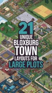 21 Unique Bloxburg Town Layouts for Large Plots That Will Make Your ...