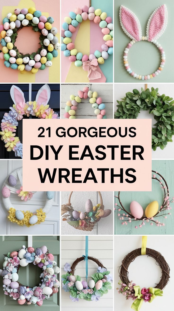 21 Gorgeous DIY Easter Wreaths That'll Make Your Front Door Shine This ...