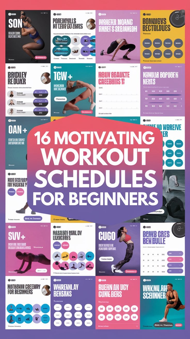 16 Motivating Workout Schedules for Beginners That Will Ignite Your ...