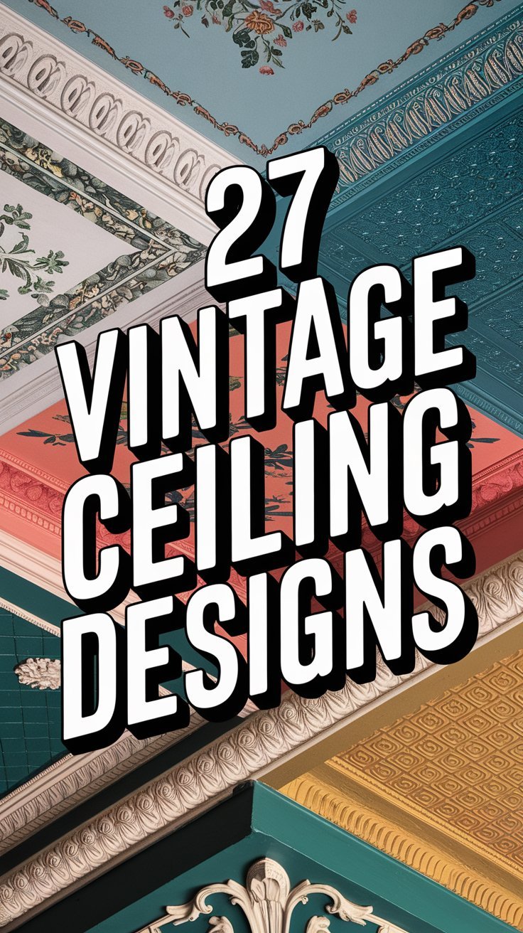 27 Vintage Ceiling Designs That Will Make Your Home Feel Like a ...