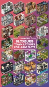 21 Unique Bloxburg Town Layouts for Large Plots That Will Make Your ...