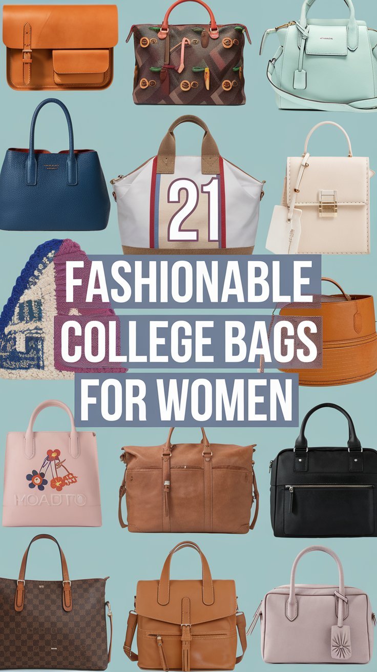 21 Fashionable College Bags for Women That Are as Practical as They Are ...