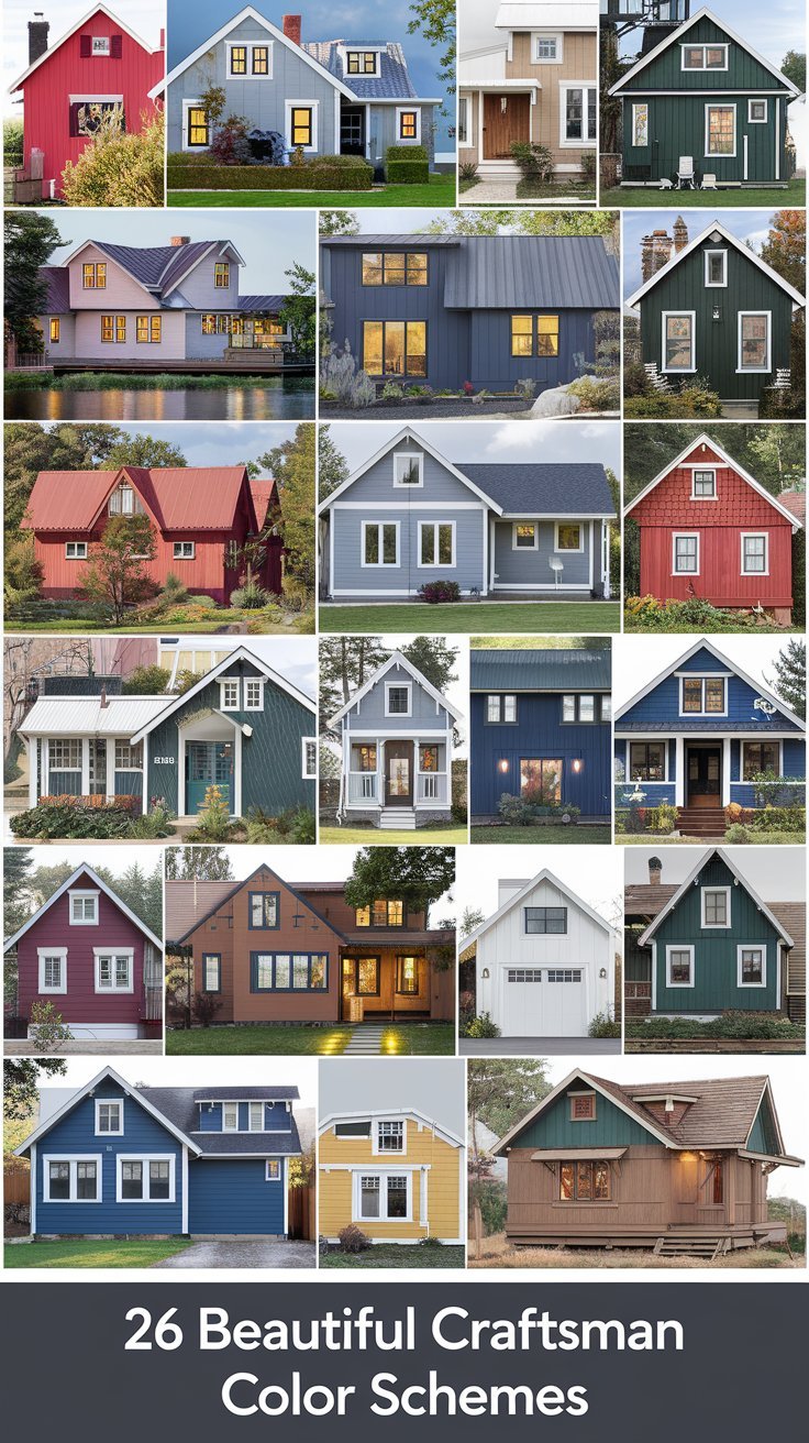 26 Beautiful Craftsman Color Schemes That Will Inspire Your Next Home ...
