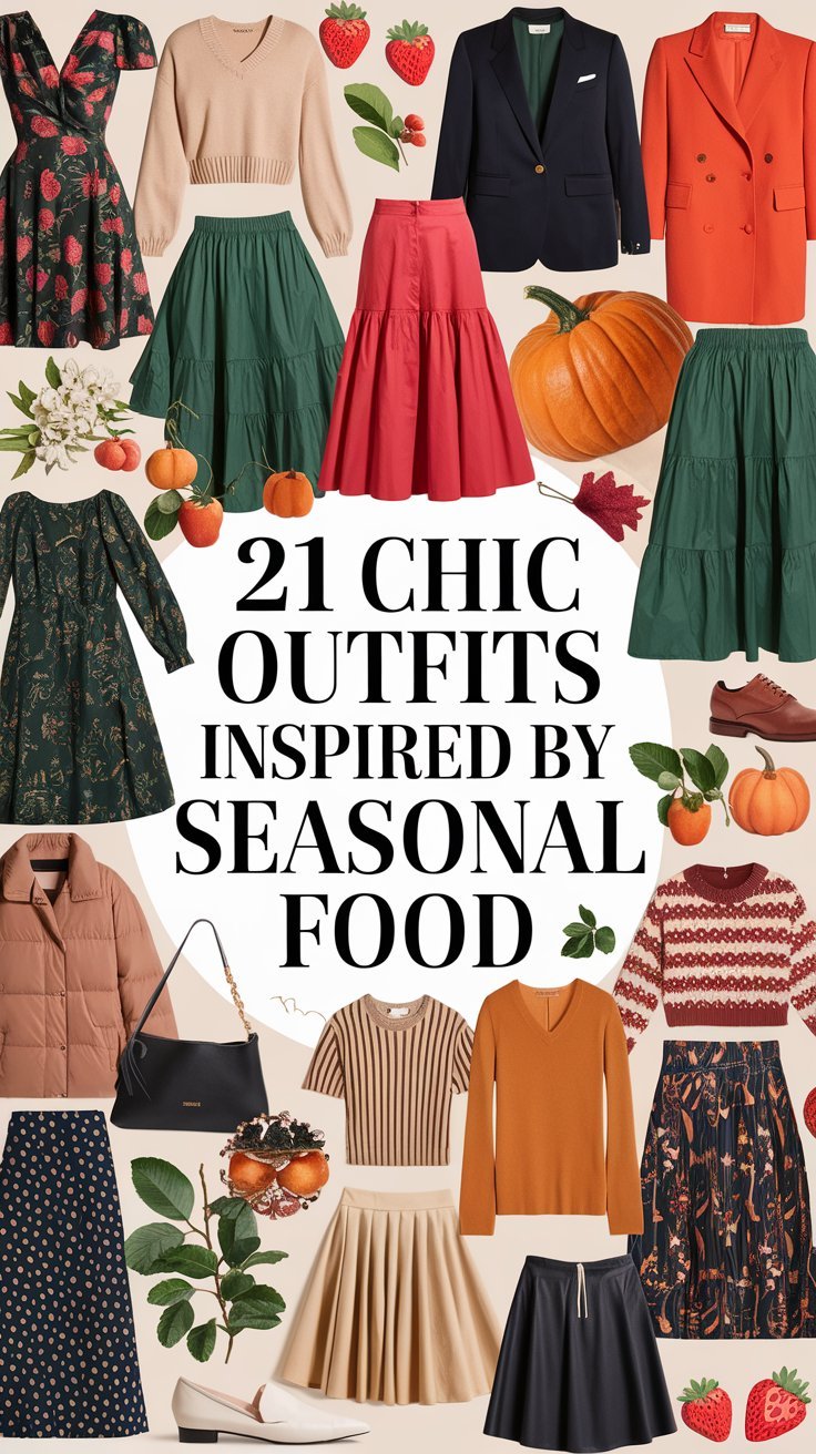 21 Chic Outfits Inspired by Seasonal Food That'll Turn Heads - Civil Stuff