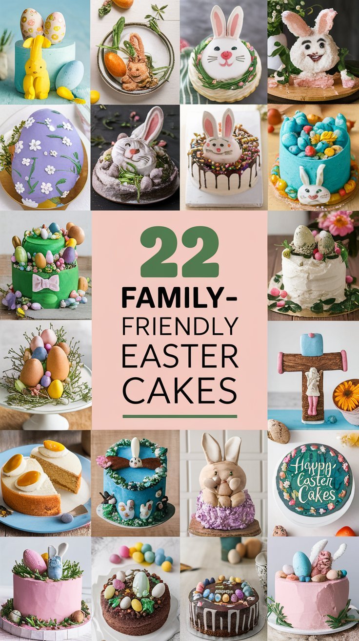 22 Family-Friendly Easter Cakes That Kids Will Love to Bake! - Civil Stuff