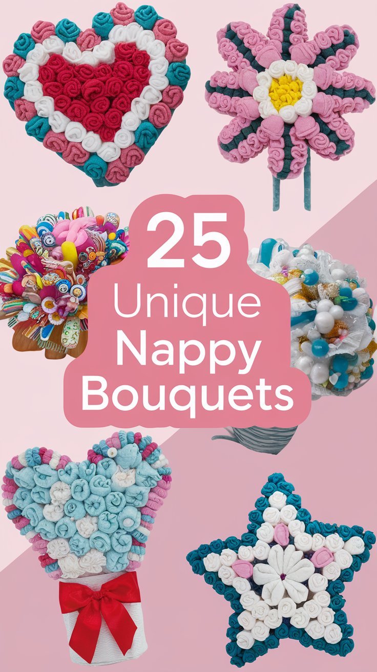 25 Unique Nappy Bouquets That Make Perfect Gifts for New Moms - Civil Stuff