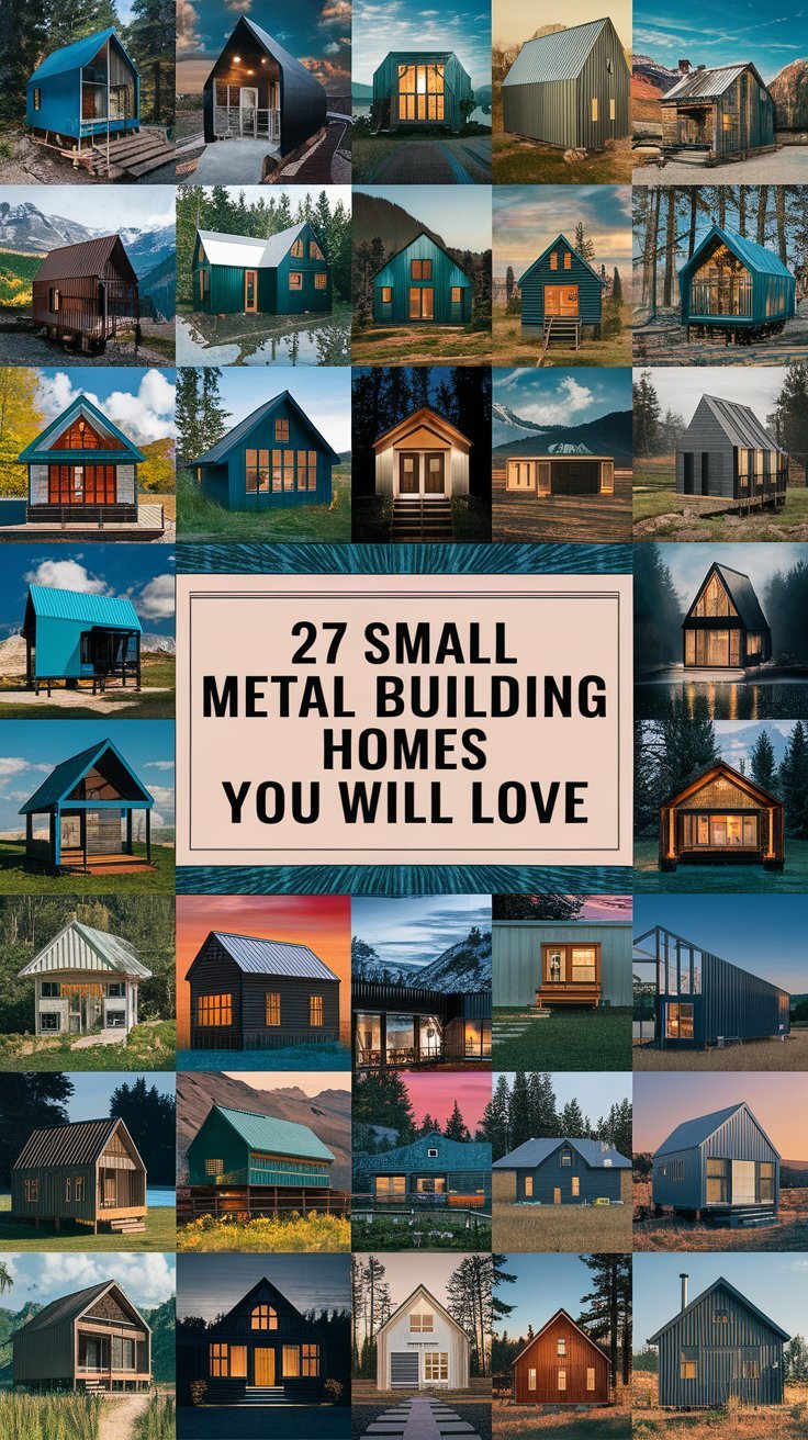27 Small Metal Building Homes You will love - Civil Stuff