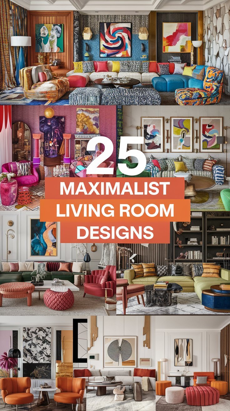 25 Maximalist Living Room Designs That Are Pure Vintage Magic - Civil Stuff