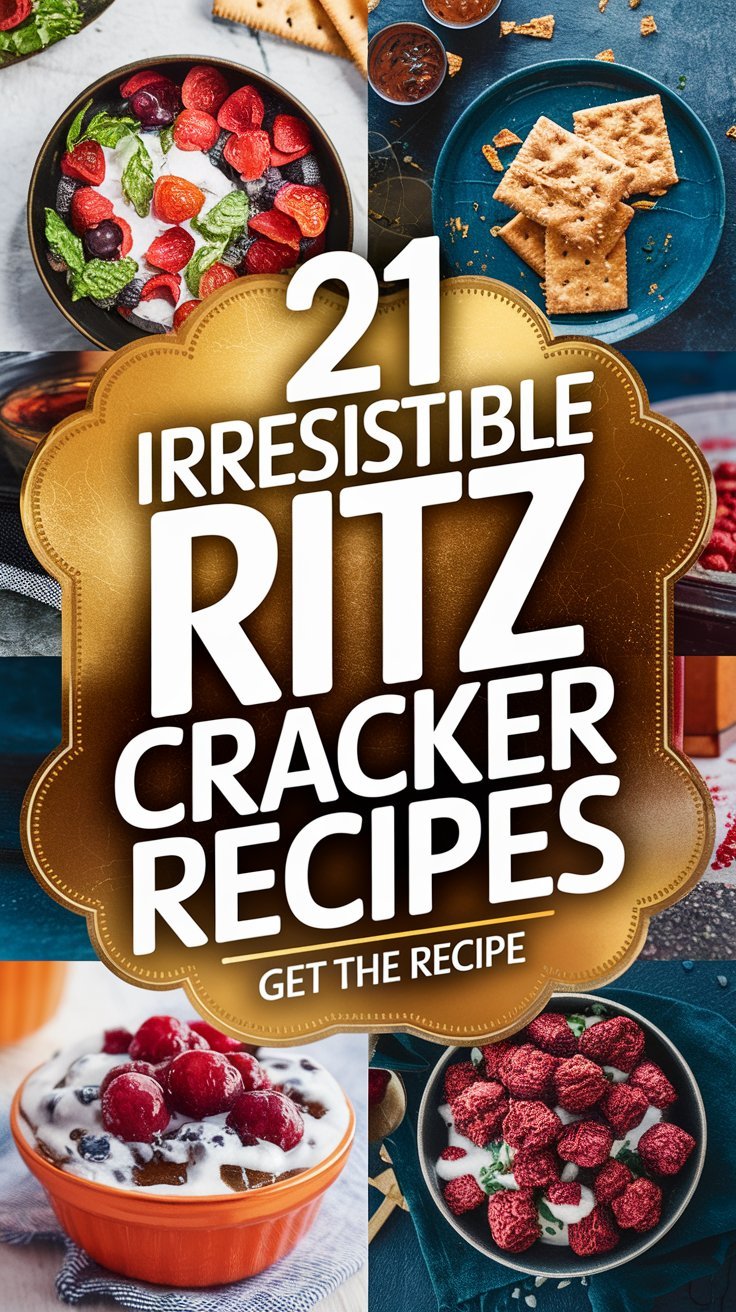 21 Irresistible Ritz Cracker Recipes That Will Steal the Show at Your ...