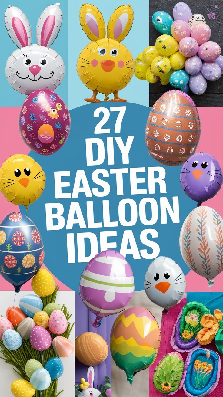 27 DIY Easter Balloon Ideas That Are So Easy You'll Want to Make Them ...