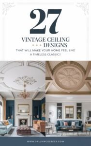 27 Vintage Ceiling Designs That Will Make Your Home Feel Like a ...