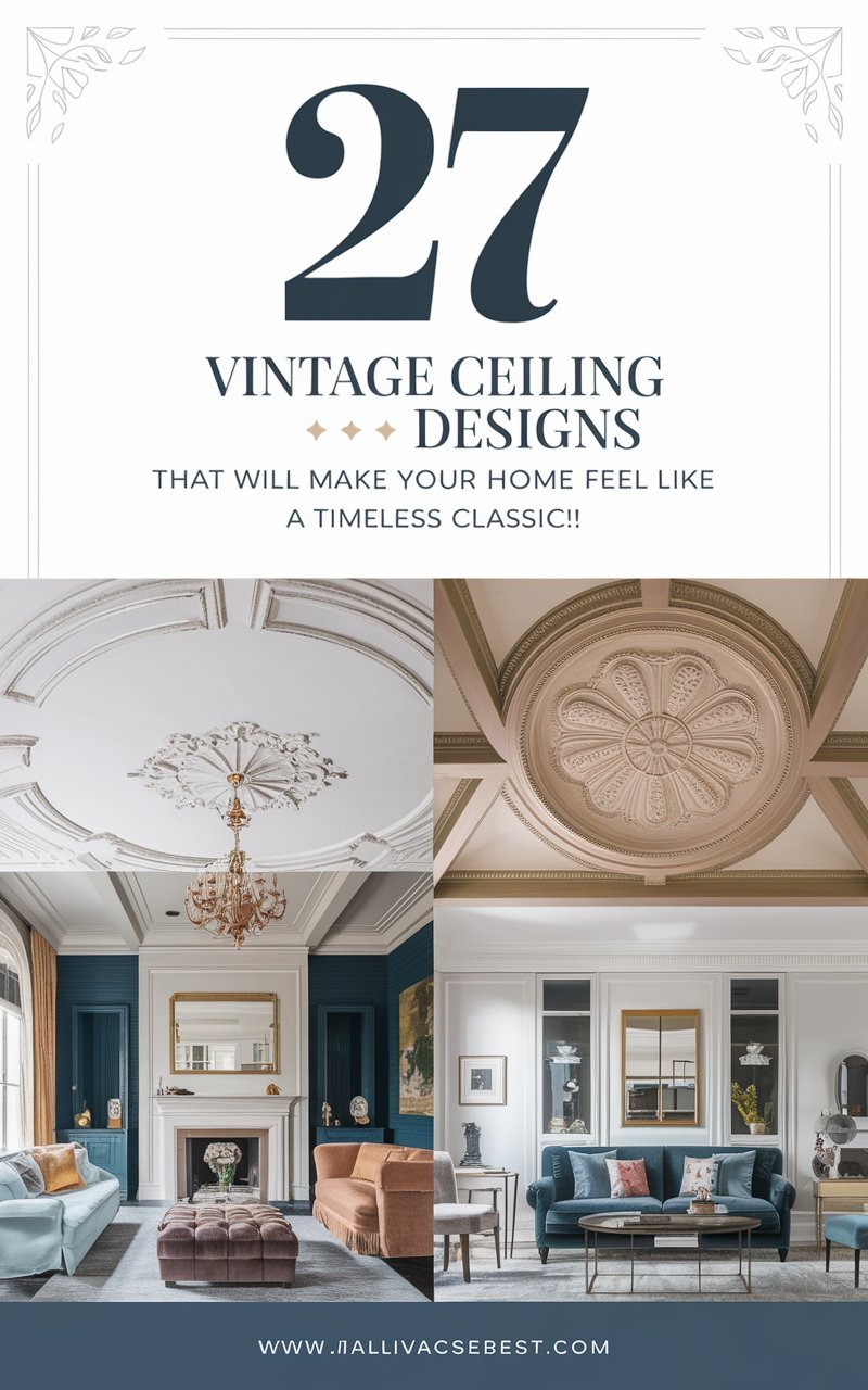 27 Vintage Ceiling Designs That Will Make Your Home Feel Like a ...