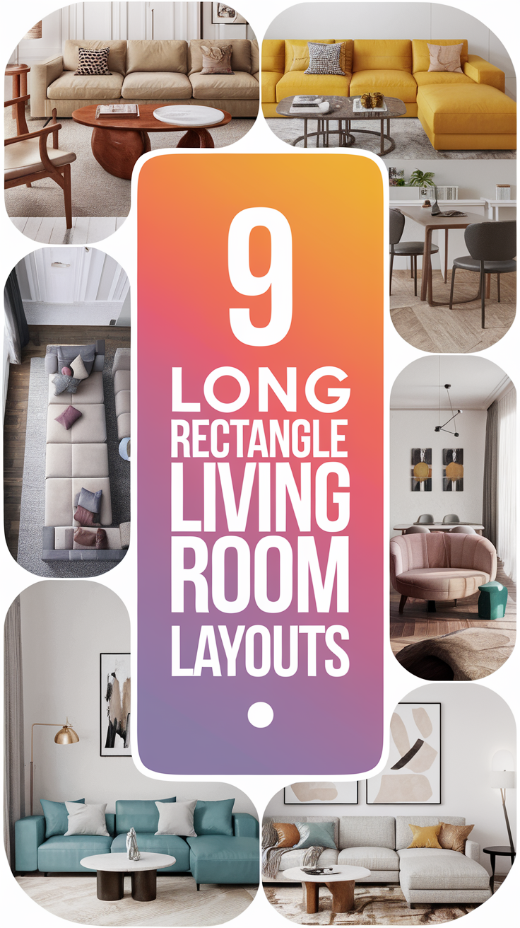 9 Long Rectangle Living Room Layouts - Civil Stuff