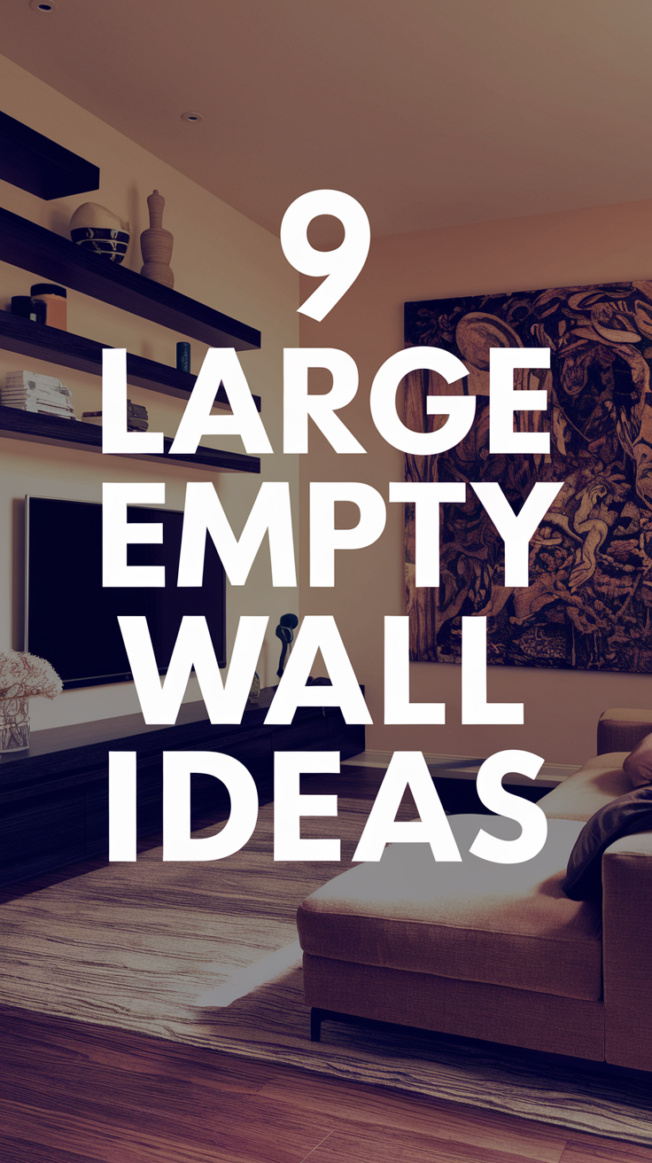 9 Large Empty Wall Ideas For Transforming Blank Spaces - Civil Stuff
