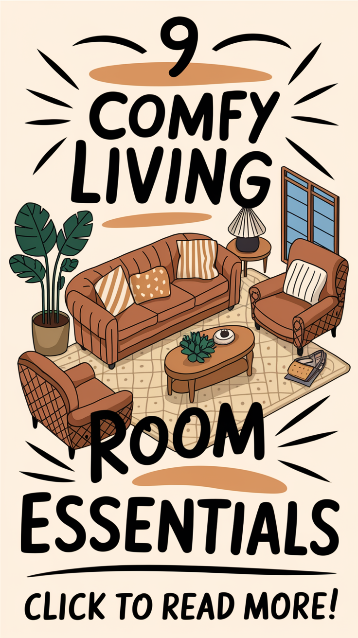 9 Comfy Living Room Essentials - Civil Stuff