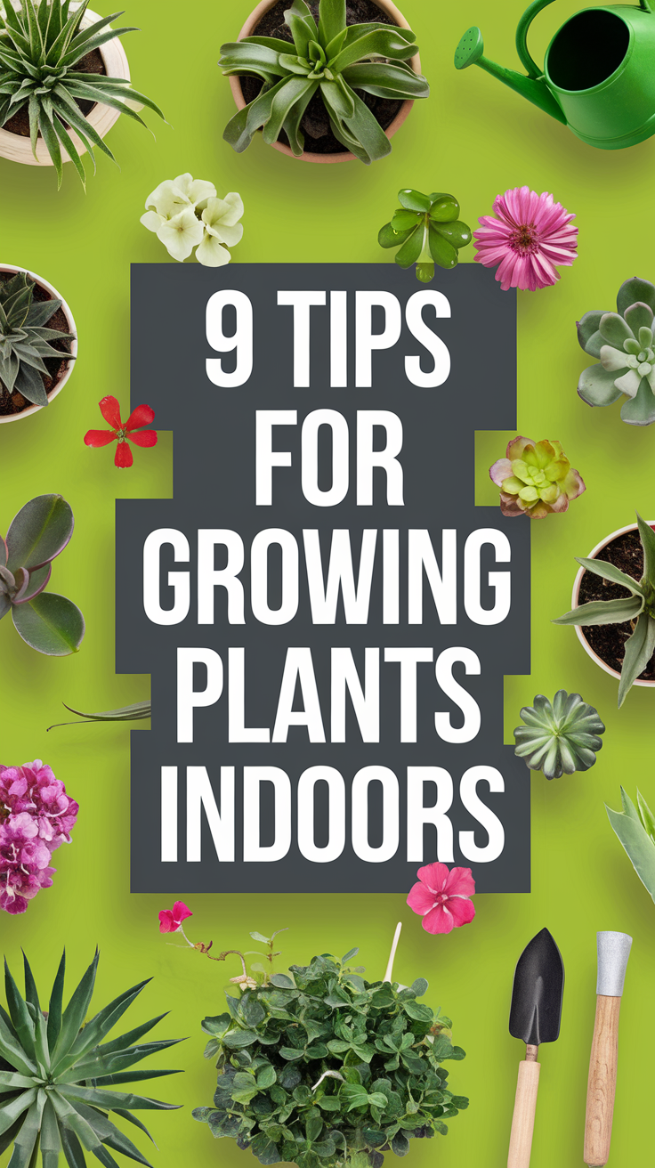 9 Tips For Growing Plants Indoors For Year-Round Greenery - Civil Stuff