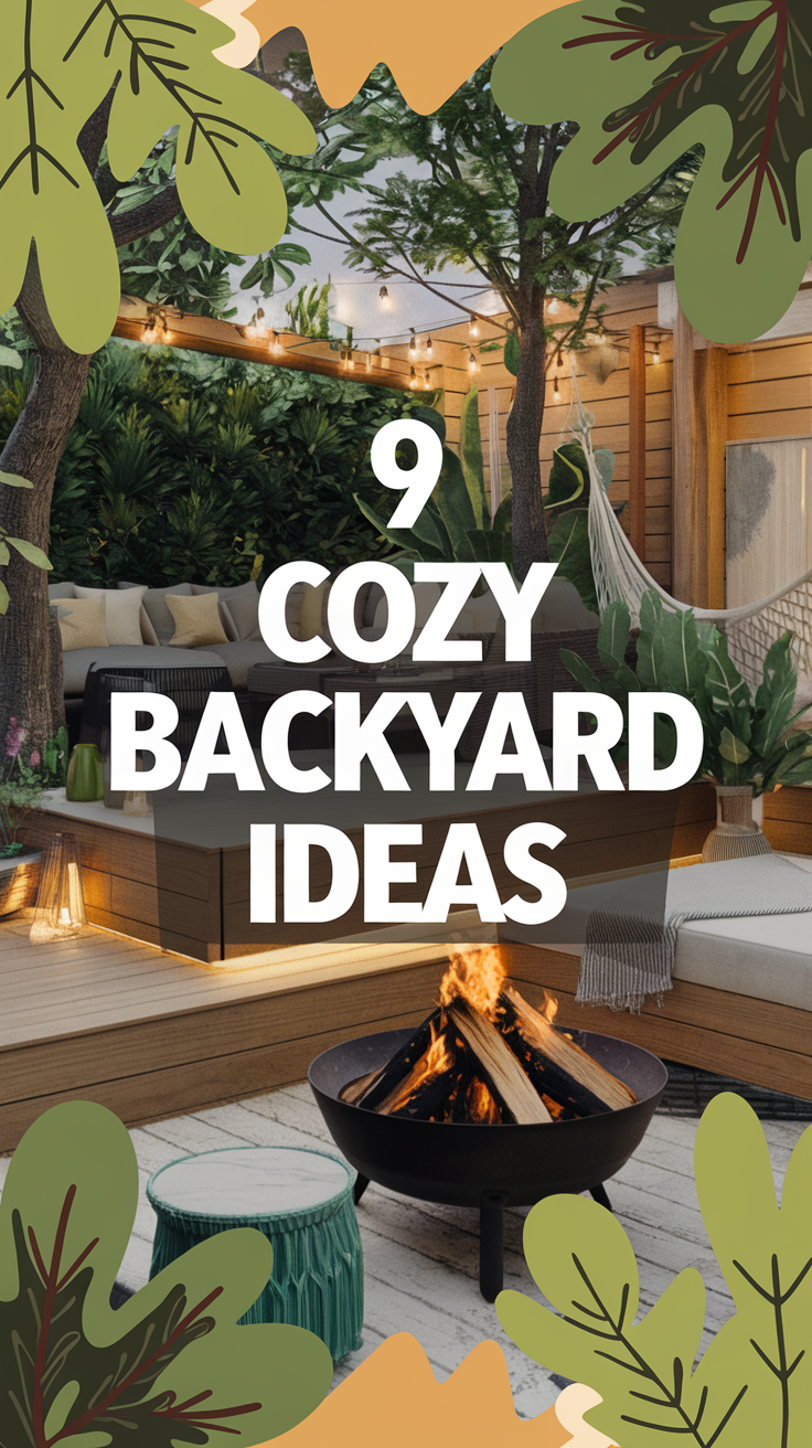 9 Cozy Backyard Ideas To Create A Relaxing Outdoor Retreat - Civil Stuff