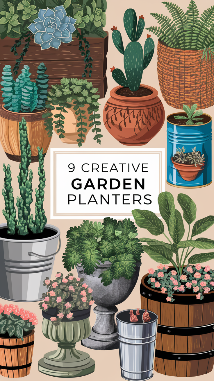 9 Creative Garden Planters To Add Style To Your Outdoor Spaces - Civil ...