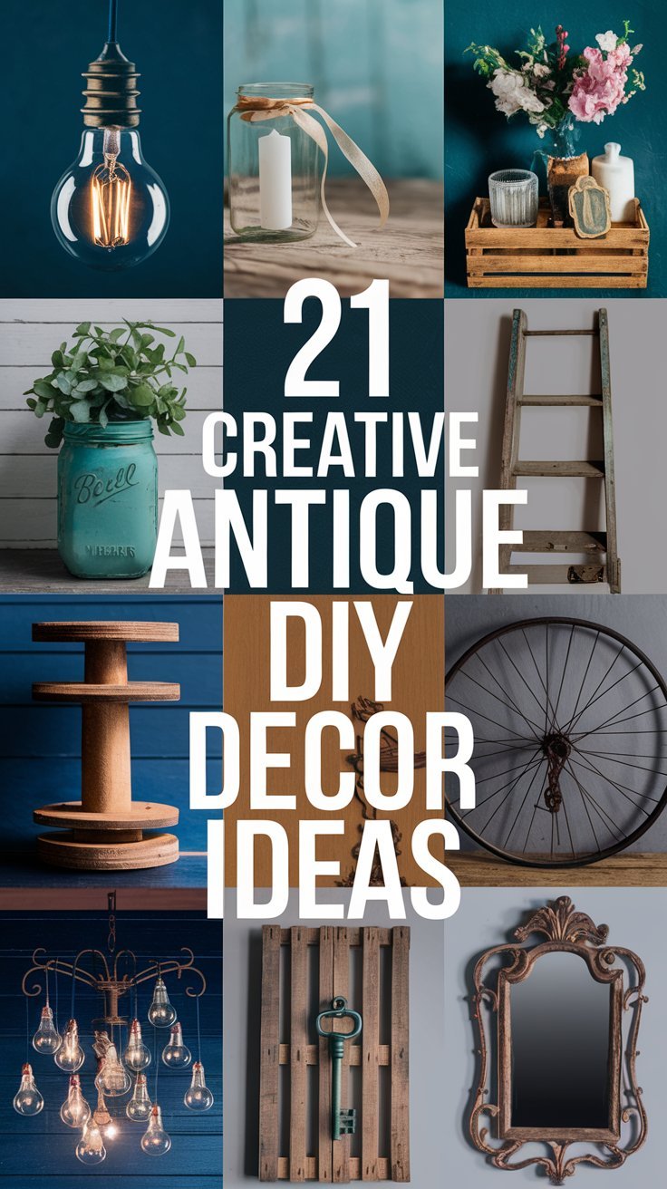 21 Creative Antique DIY Decor Ideas That Will Inspire Your Next Project ...