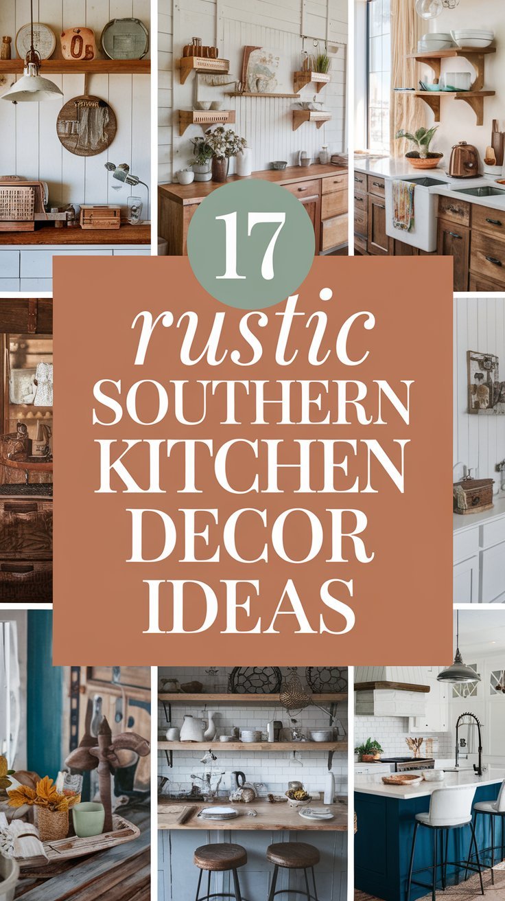 17 Rustic Southern Kitchen Decor Ideas That Will Make Cooking Feel Like ...