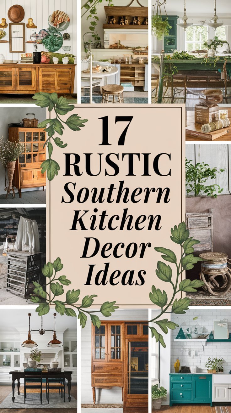 17 Rustic Southern Kitchen Decor Ideas That Will Make Cooking Feel Like ...