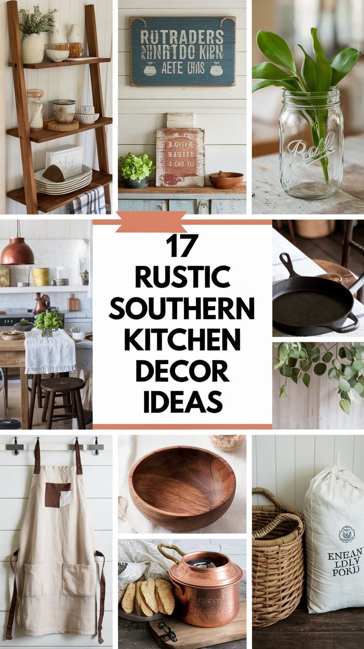 17 Rustic Southern Kitchen Decor Ideas That Will Make Cooking Feel Like ...