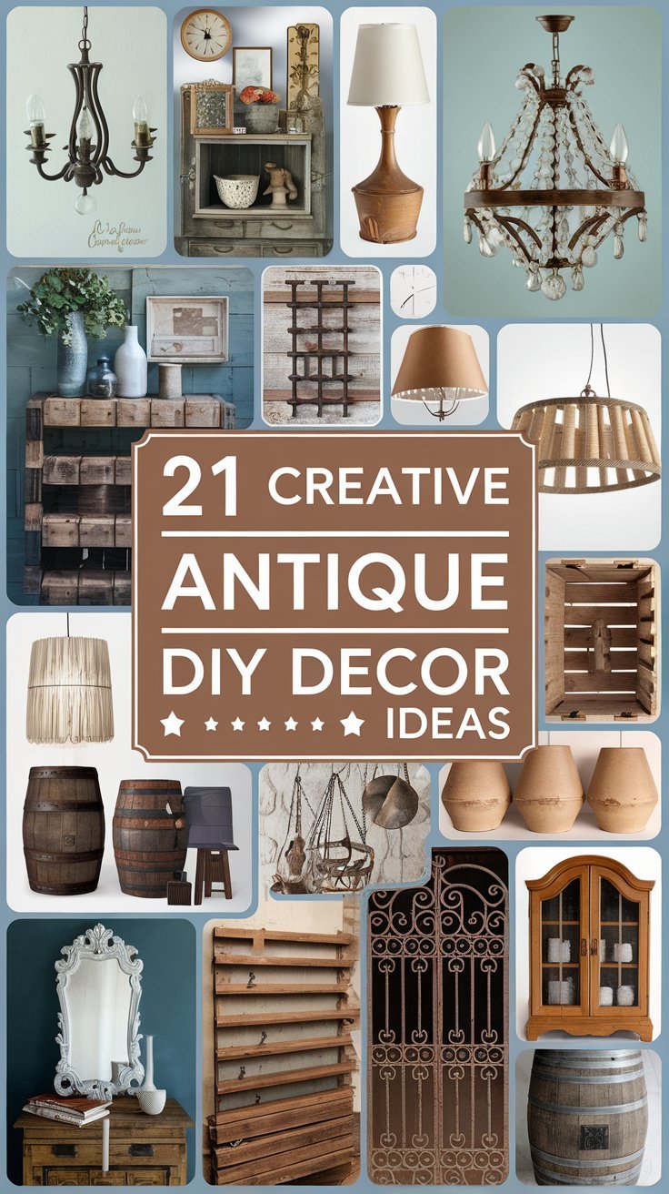 21 Creative Antique DIY Decor Ideas That Will Inspire Your Next Project ...