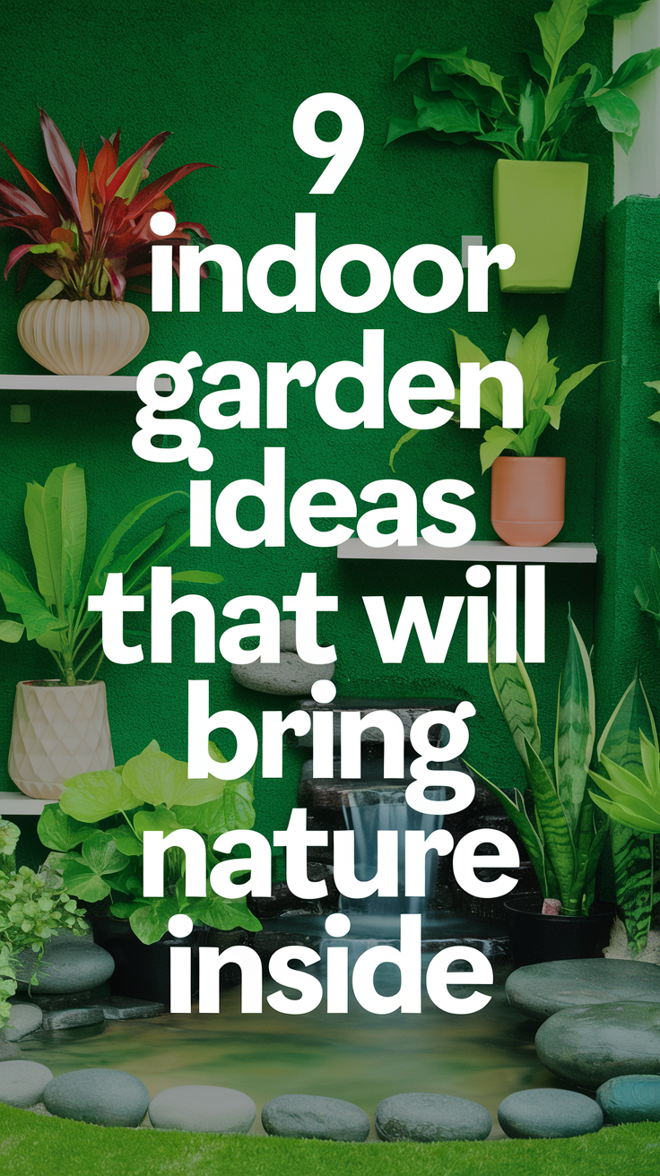 9 Indoor Garden Ideas That Will Bring Nature Inside - Civil Stuff