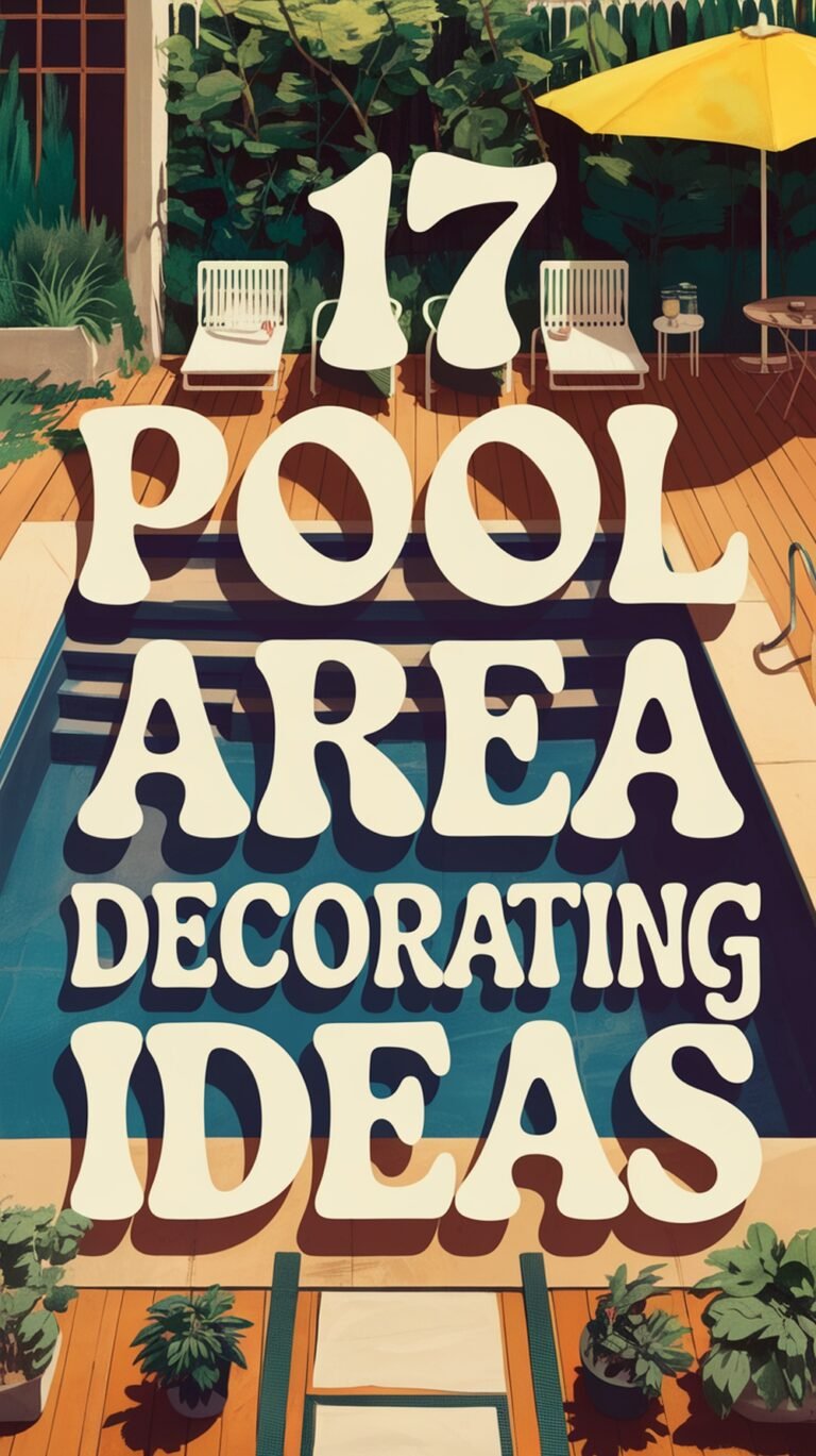 17 Pool Area Decorating Ideas For A Refreshing Oasis - Civil Stuff